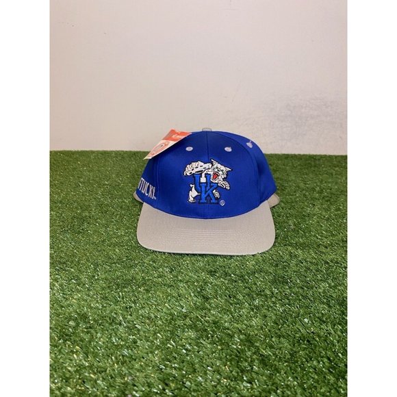 Nu Image | Accessories | Vintage Nu Image Kentucky Wildcats Logo Block Head Snap Back Hat Cap ...